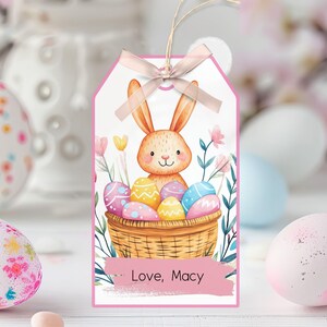 Editable Easter Gift Tags for Students and Coworkers | Easter Treats ...