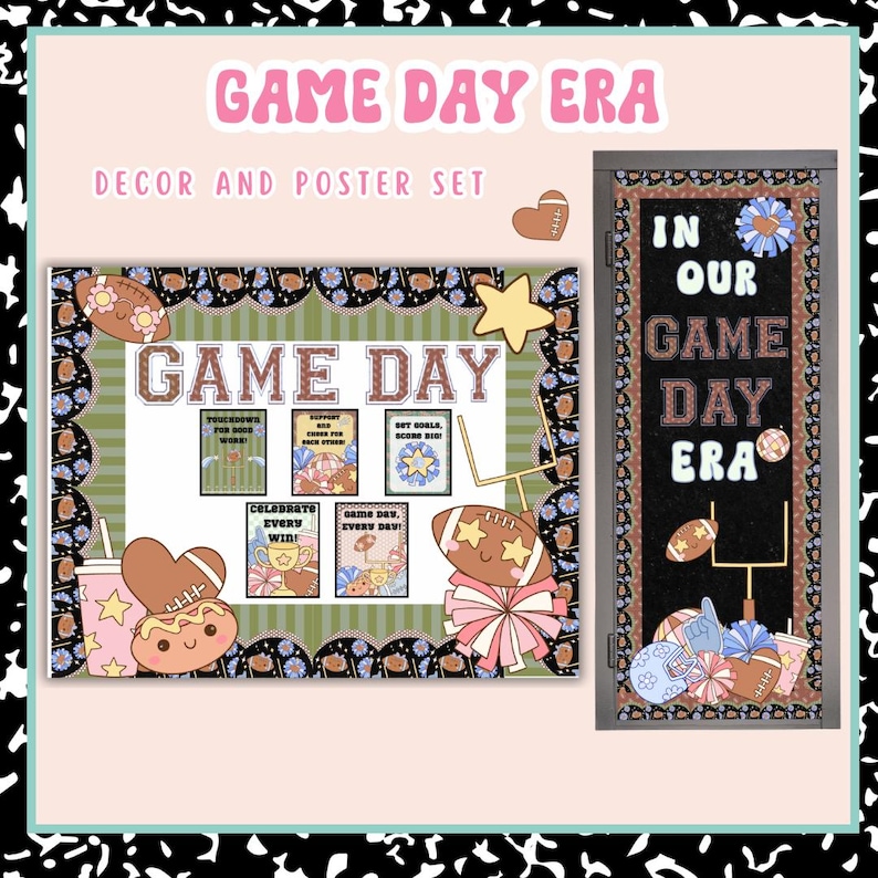 Sports-themed Classroom Decor Set | Printable Football Posters | PDF ...
