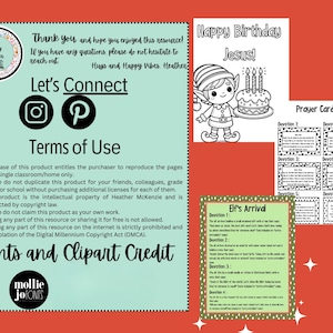 Elf Return Letter Christian Christmas Tradition Religious Elf on Shelf ...