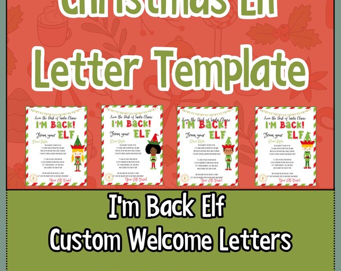 ELF WELCOME LETTER - Etsy Canada