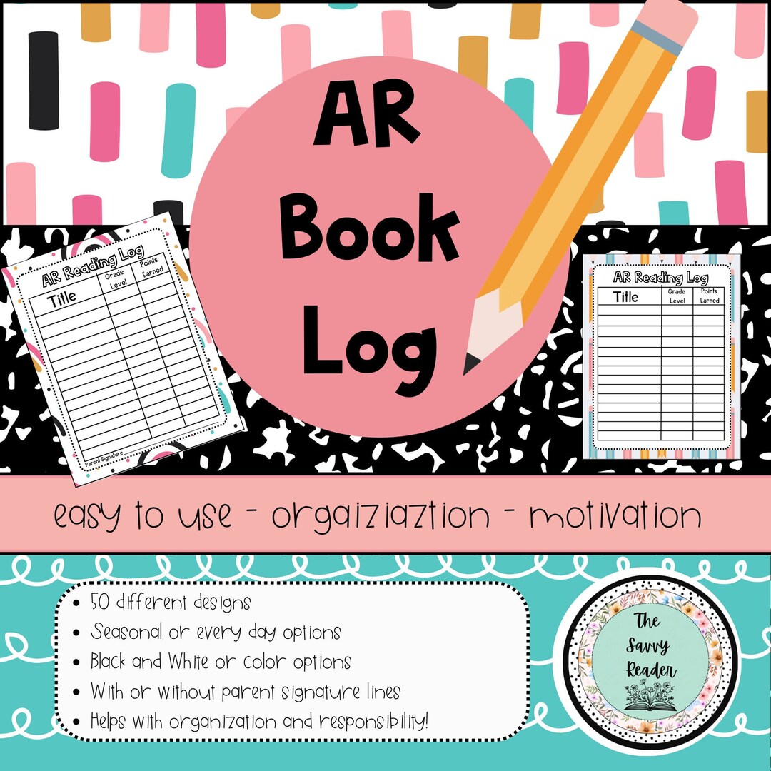 Kids Reading Log Classroom Book Chart Kid Goal Chart Homeschool Reading ...