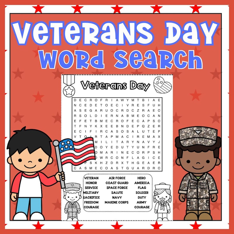 Veterans Day Words - Etsy