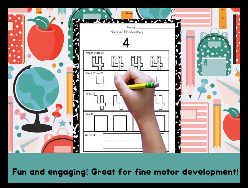 Numbers Handwriting Practice 0-20 | Number and Number Word Tracing ...