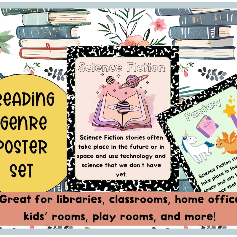 Genres Classroom Decor - Etsy