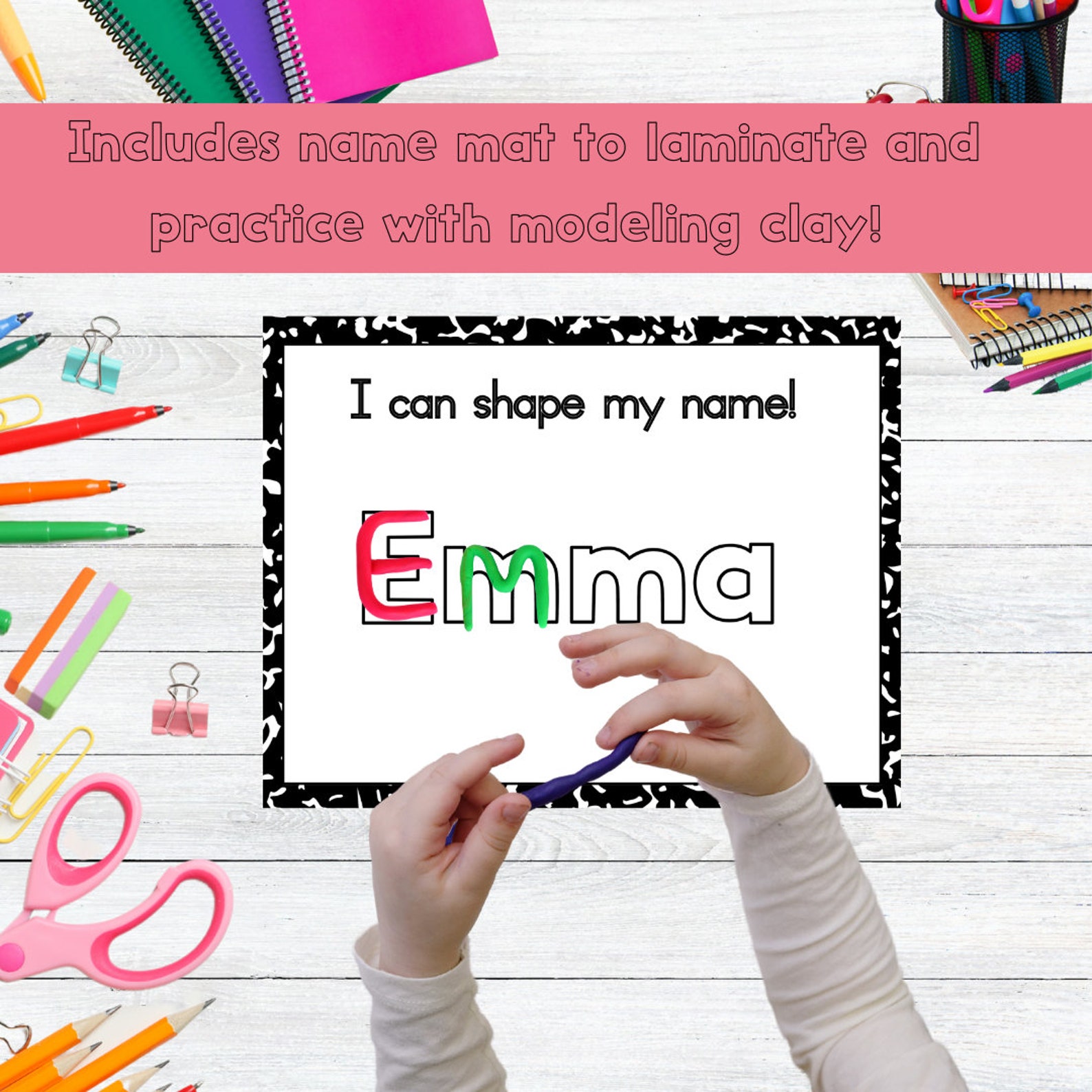 Personalized Name Tracing Printable Kids Custom Handwriting Practice ...