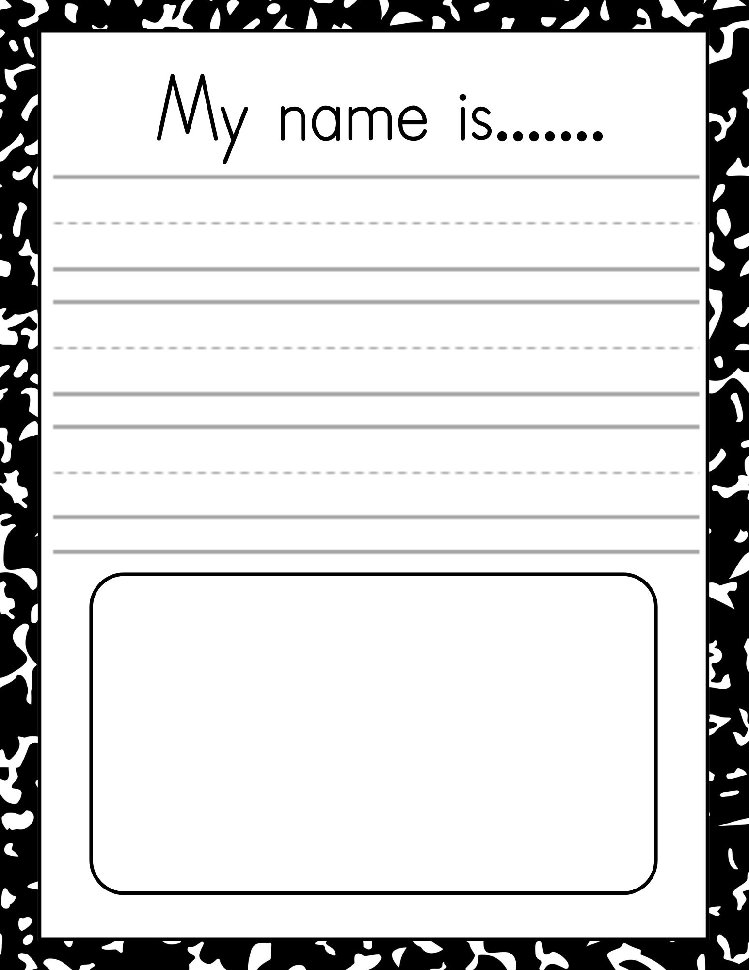 Personalized Name Tracing Printable Kids Custom Handwriting Practice ...