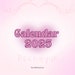Monthly Calendar 2025 | Pink Pastel | Printable PDF Format | Digital ...