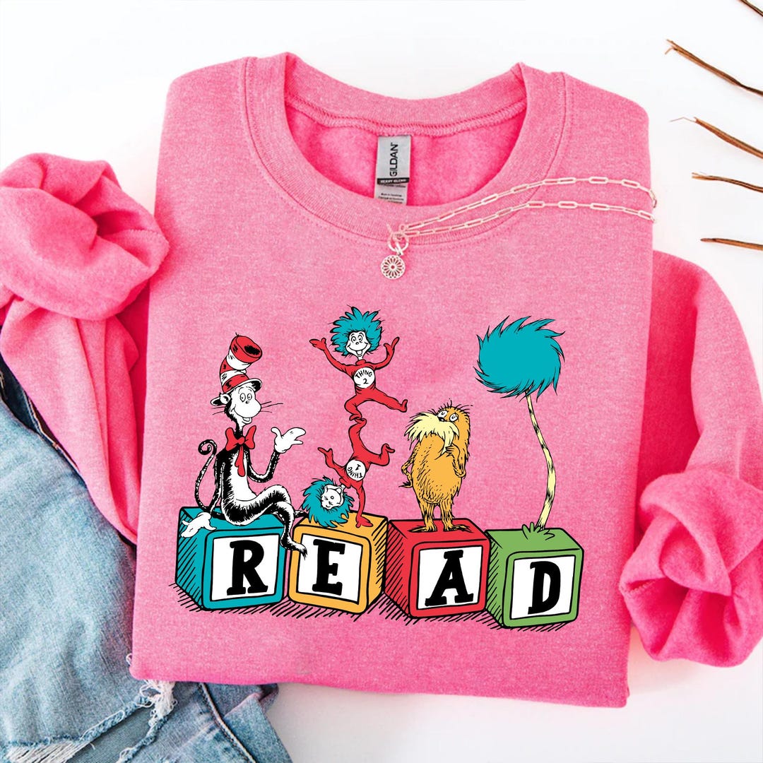 Dr. Seuss Read Svg, Read Friends Svg, Thing 1 Thing 2 Svg, National ...