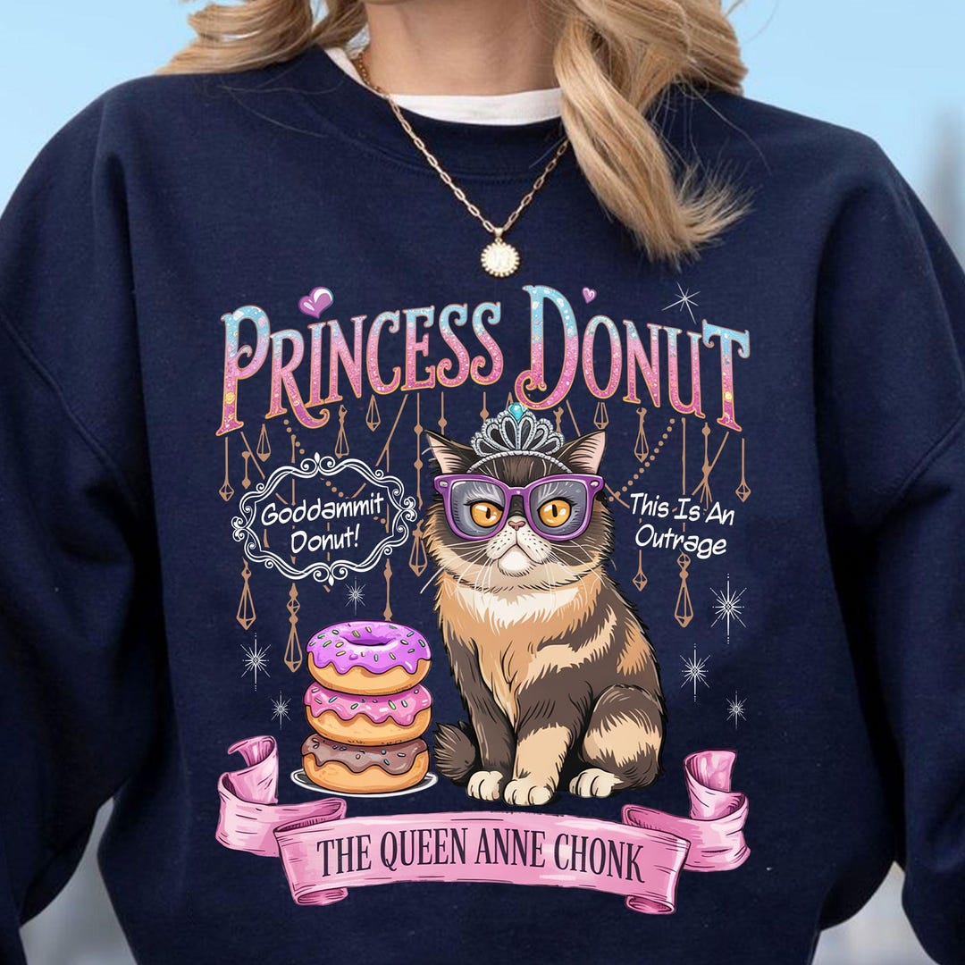 Princess Donut Png, Goddammit Donut Png, Funny Sassy Cat Clipart ...