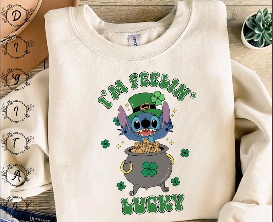 I'm Feeling Lucky St Patrick Day Png, Cute Blue Alien Design Png ...