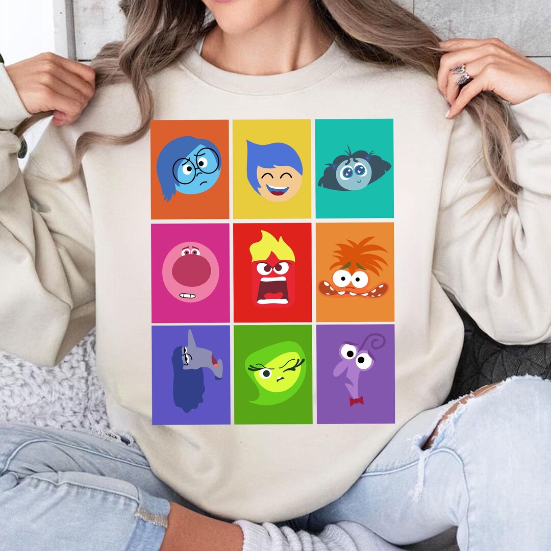 Friends Cartoon Emotions Svg, Cartoon Emotions Sublimation, Joy Sadness ...
