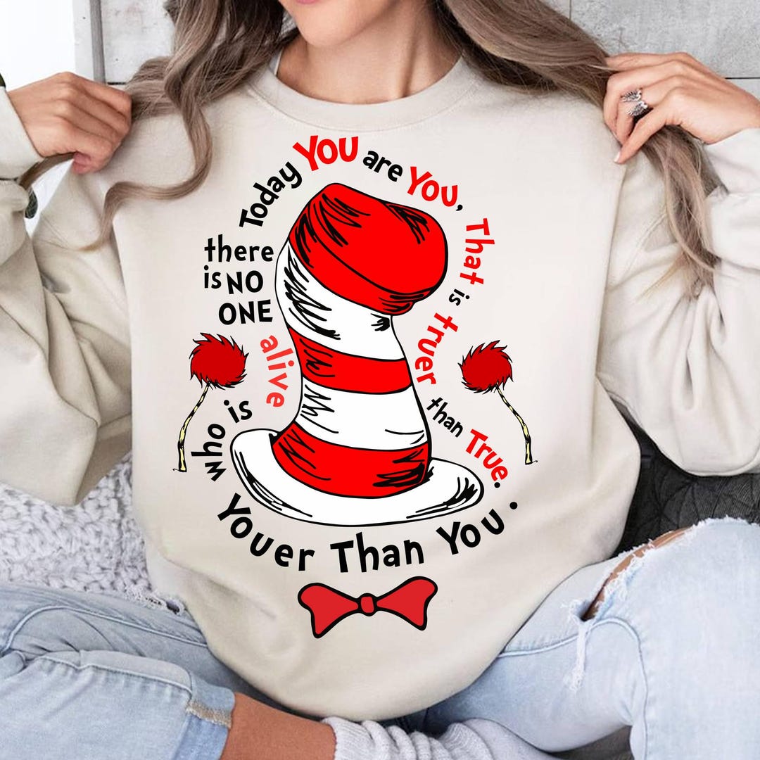 Youer Than You Svg, Dr. Seuss Day Svg, Read Across America Svg, Dr ...
