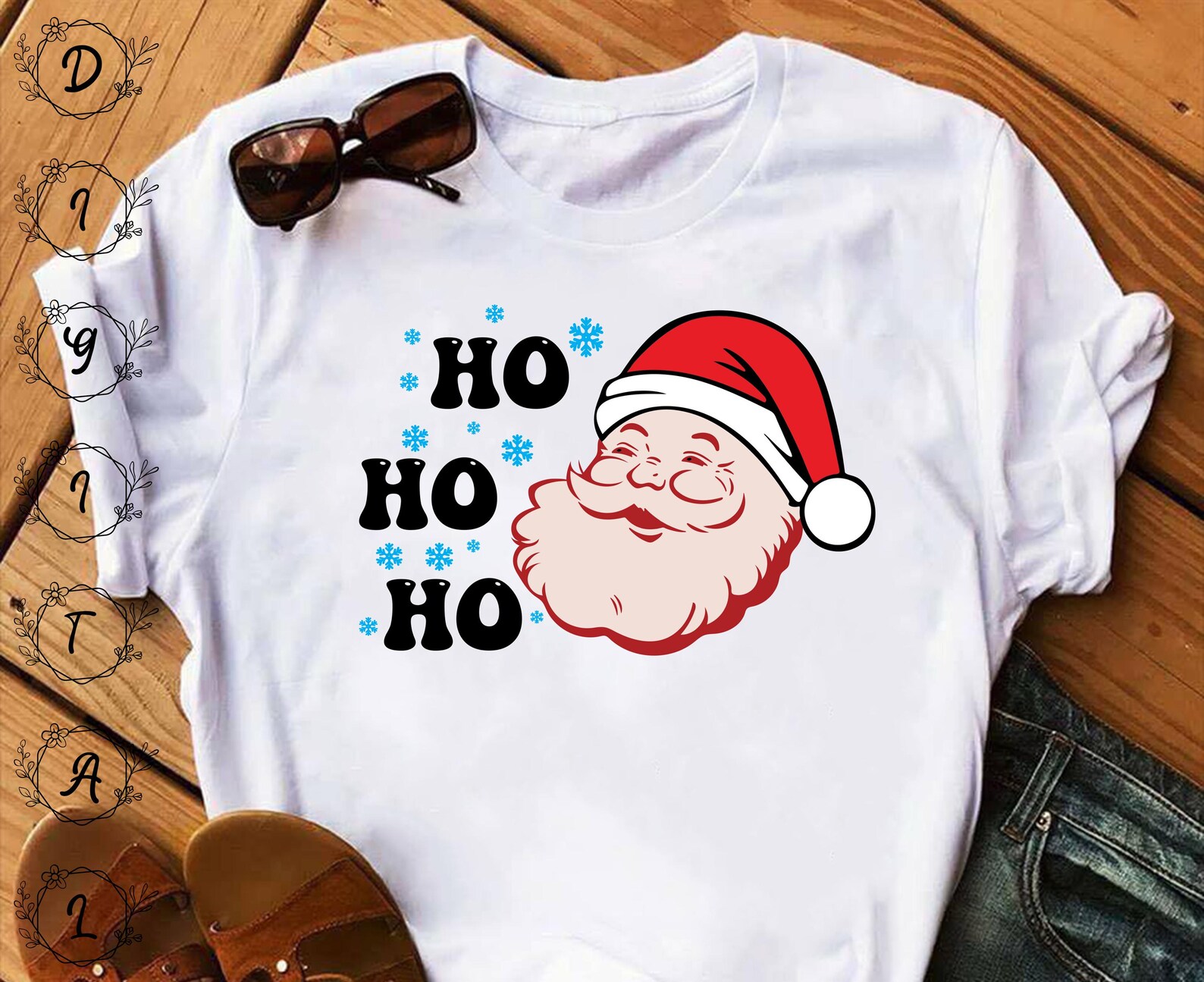 Ho Ho Ho Svg, Santa Svg, Santa Svg File, Santa Ho Ho Ho Svg, File Santa ...