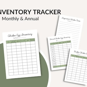 Chicken Egg, Hatching & Incubation Log | Calendar | Egg Tracker ...