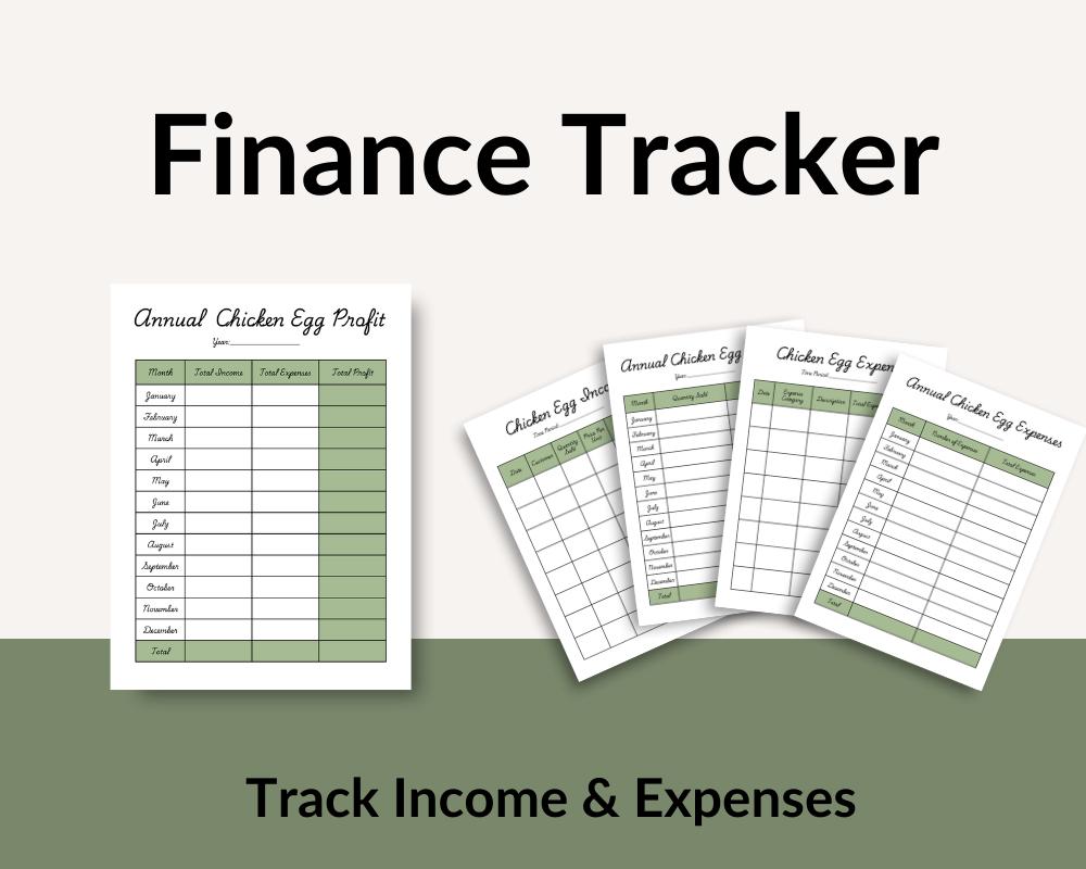 Chicken Egg Tracker | Egg Collection Log | Homestead Management | Farm ...