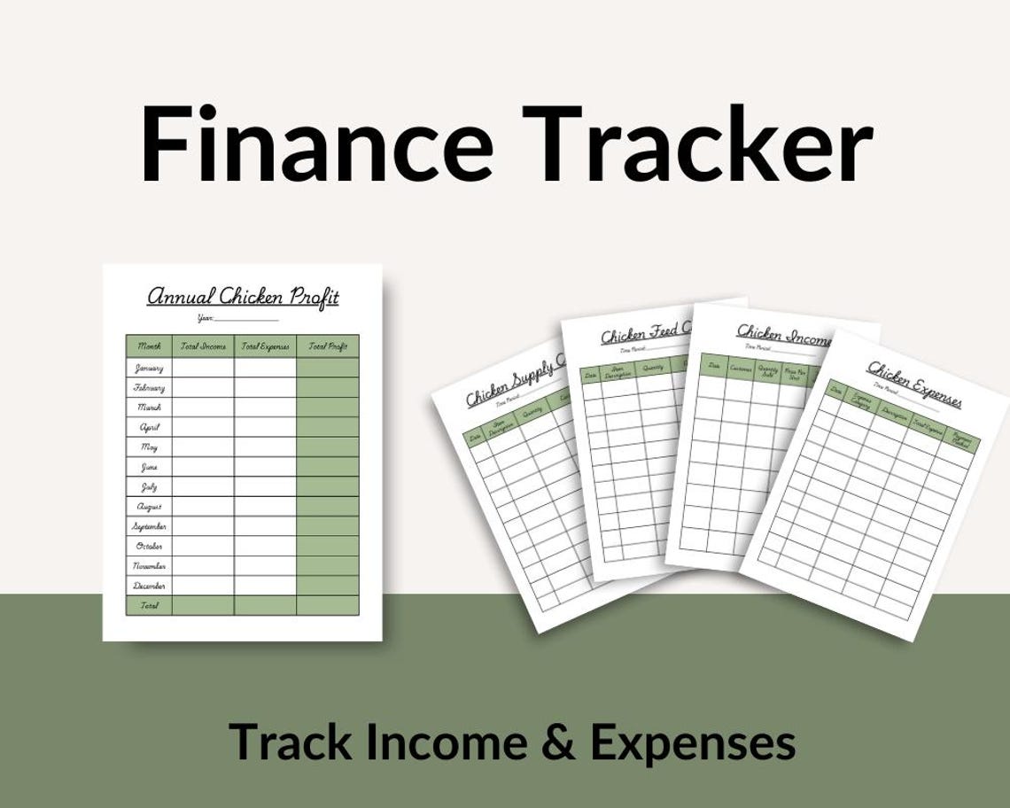 Chicken Log | Chicken Health Tracker | Homestead Management | Farm ...