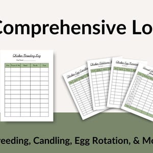 Chicken Hatching and Incubation Log | Incubation Calendar | Homestead ...