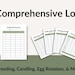 Chicken Hatching and Incubation Log | Incubation Calendar | Homestead ...