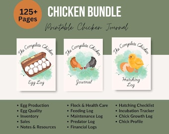 Chicken Log | Chicken Health Tracker | Homestead Management | Farm ...