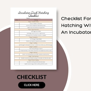 Duck Hatching and Incubation Log | Incubation Calendar | Homestead ...