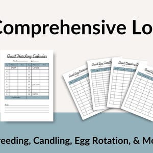 Quail Hatching and Incubation Log | Incubation Calendar | Homestead ...