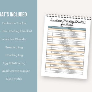 Quail Hatching and Incubation Log | Incubation Calendar | Homestead ...