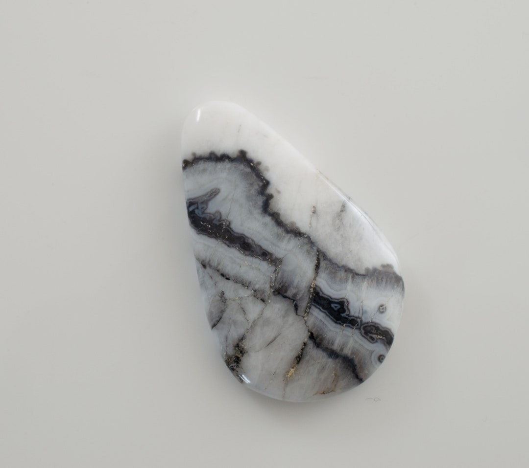 Dendritic Agate Cabochon. Snowflake Agate Cab. Gemstone Cabochon ...