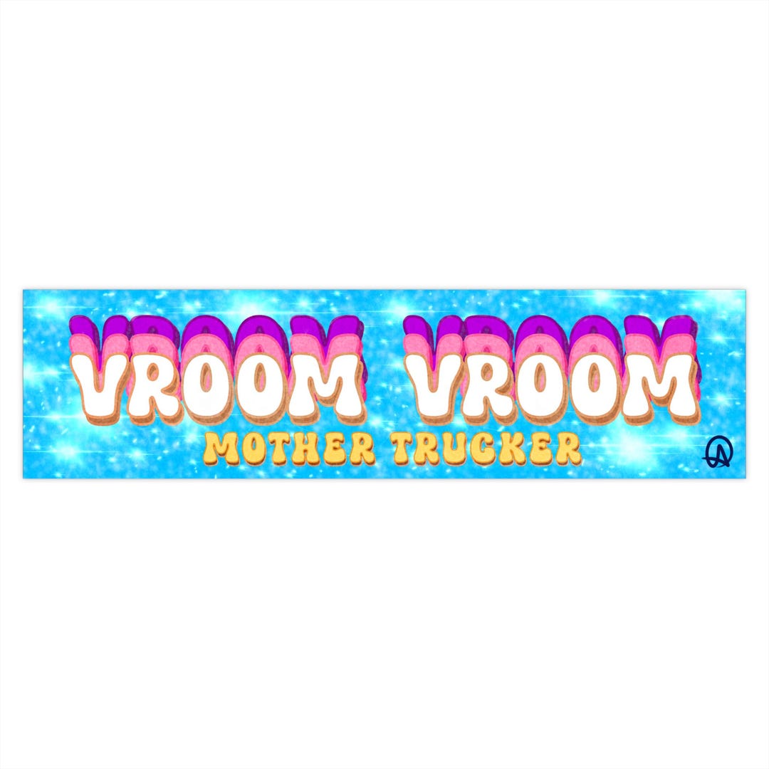 Vroom Vroom Mother Trucker Bumper Stickers - Etsy