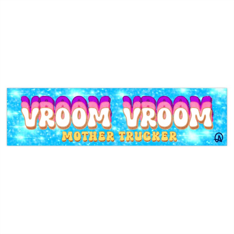 Vroom Vroom Mother Trucker Bumper Stickers - Etsy