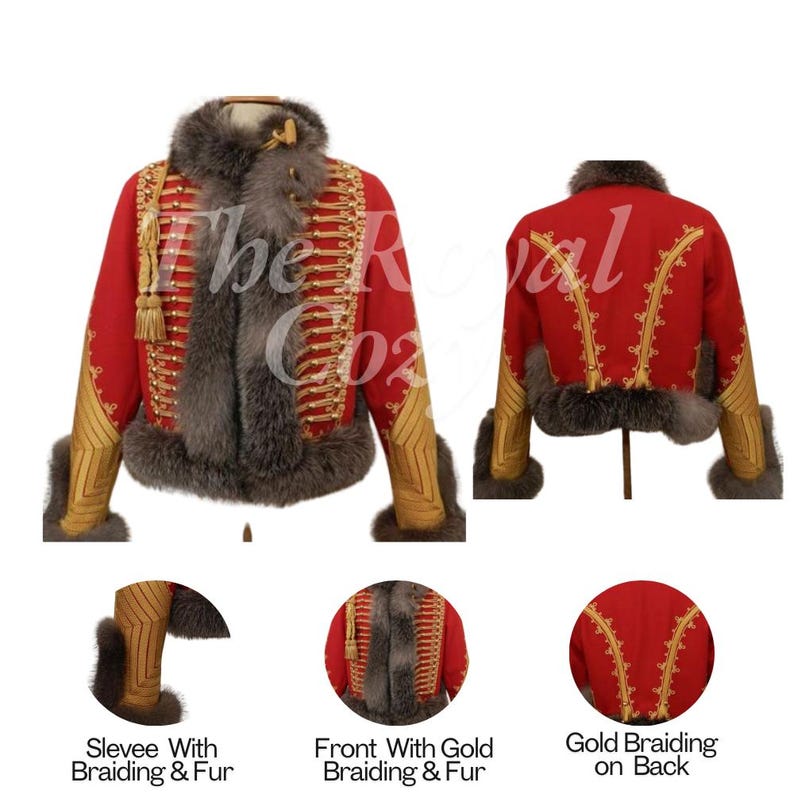 Napoleonic Hussar Military Style Pelisse Jacket of Lefebvre Desnouettes ...