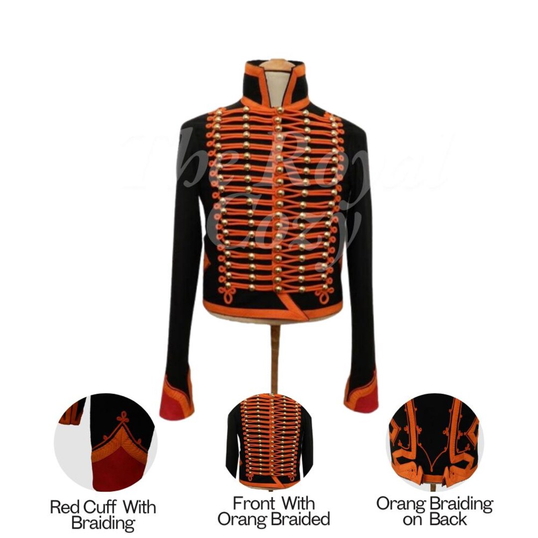 Custom Made Military Dolman Hussar Jacket, Mens Fashion Hussar Jackets ...