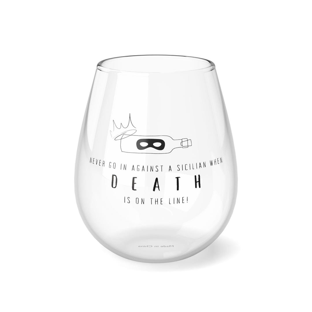 Princess Bride Stemless Wine Glass, 11.75oz - Etsy
