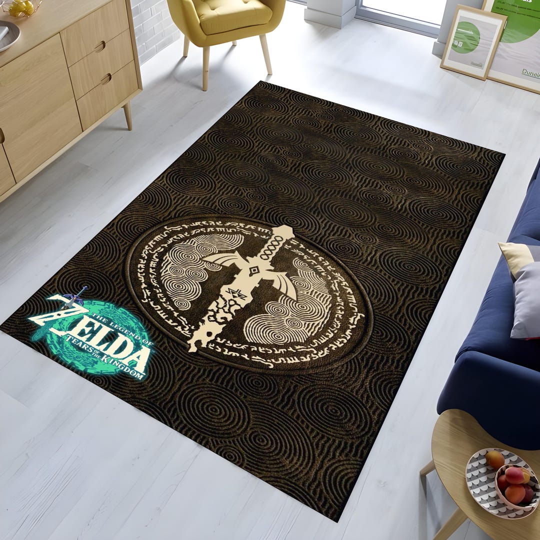 The Legend of Zelda Rug, Character Rug, Game Rug, Gamer Rug, Gift for ...