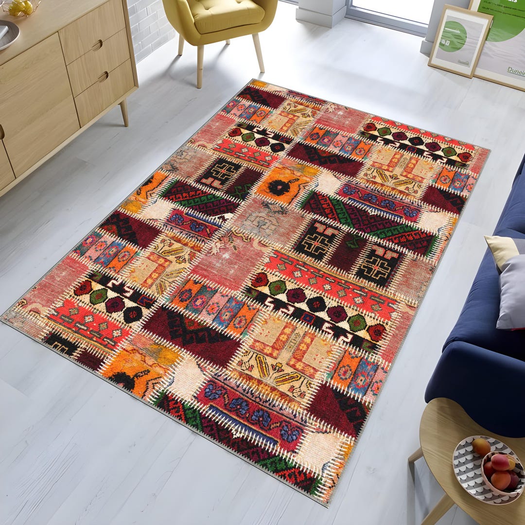 Colourful Morroccon Rug, Ethnic Theme, Cultural Rug, Popular Rug ...
