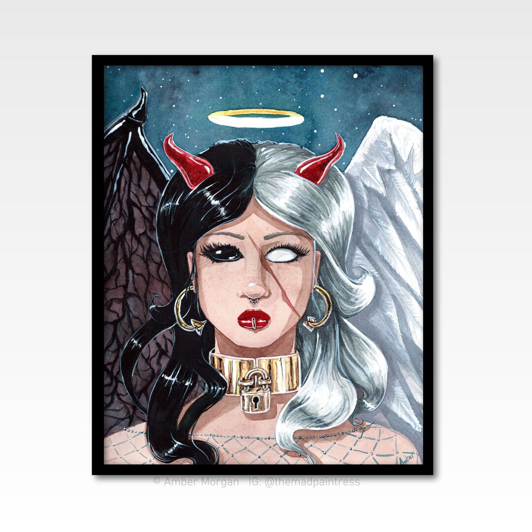Lilith Watercolor Painting, Giclee Print, Archival Quality, Decor, Art ...