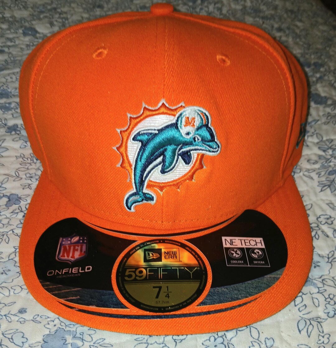 New Era 59/fifty Miami Dolphins Cap Size 7 1/4 New, Never Worn - Etsy