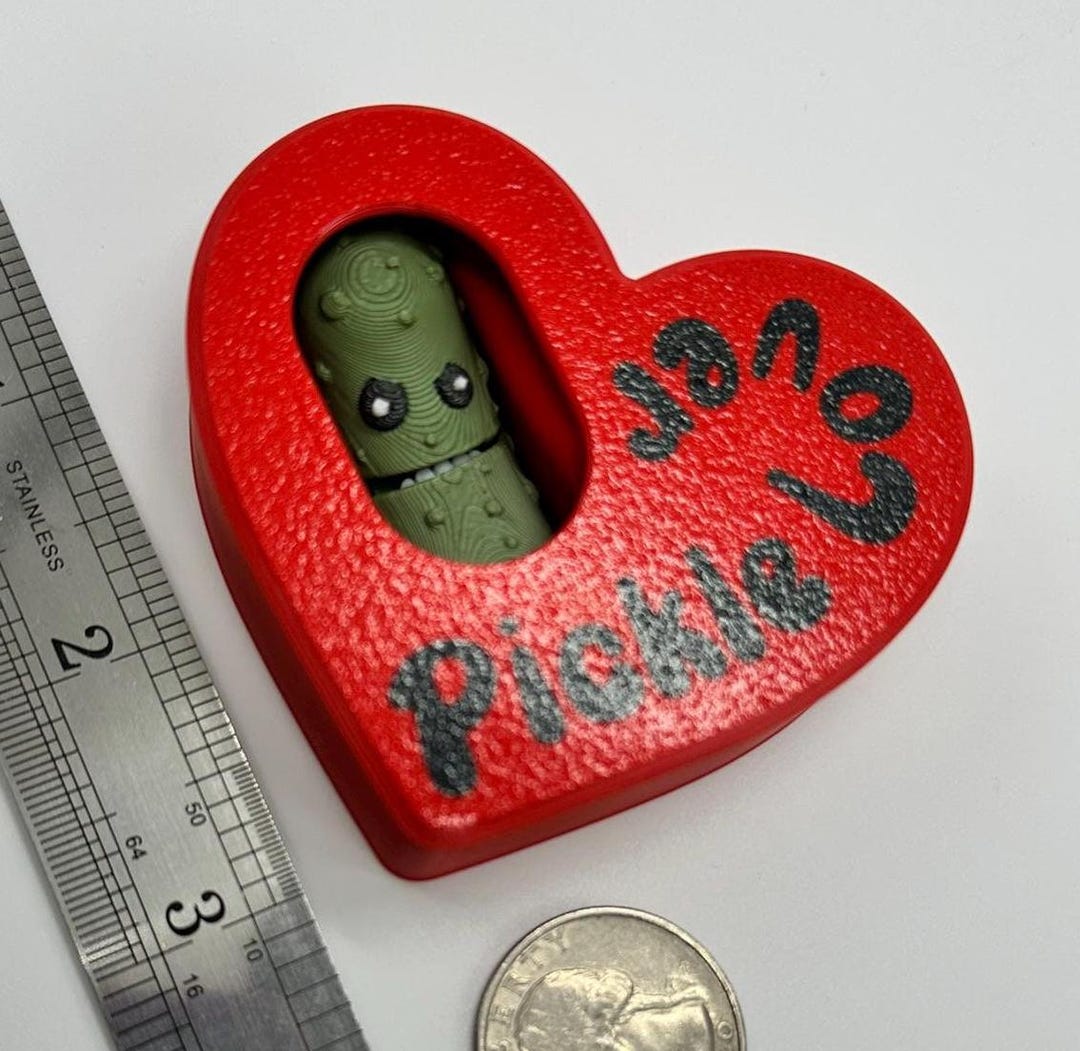 Pickle Lover - Tickle Pickles - Pickle Pack 3D Printed, Articulating ...