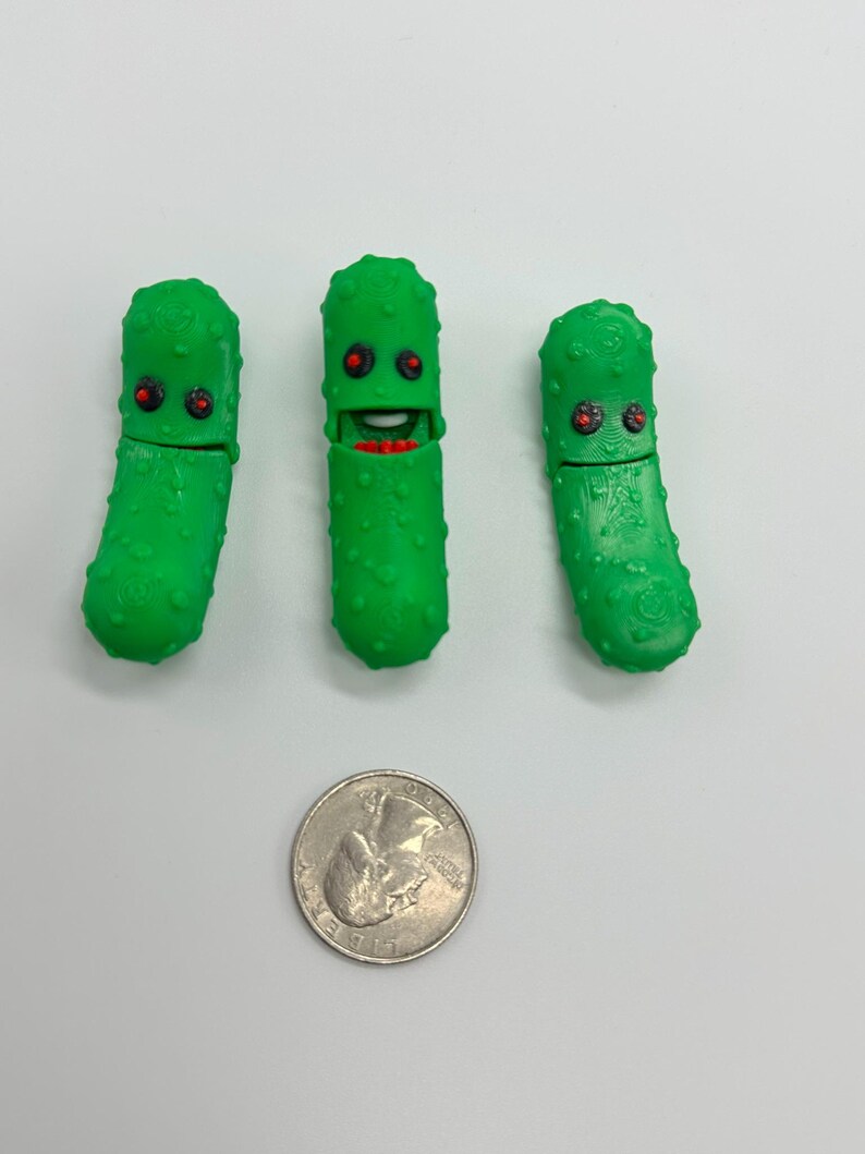Small Version "you're a Big Dill" Tickle Pickles 3D Printed ...