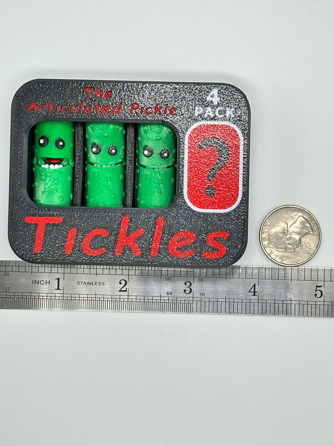 Tickle Pickles - Pickle Pack 3D Printed, Articulating Mouth, Desktop ...