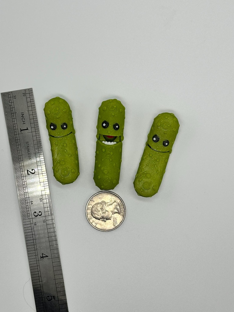 Small Version "you're a Big Dill" Tickle Pickles 3D Printed ...