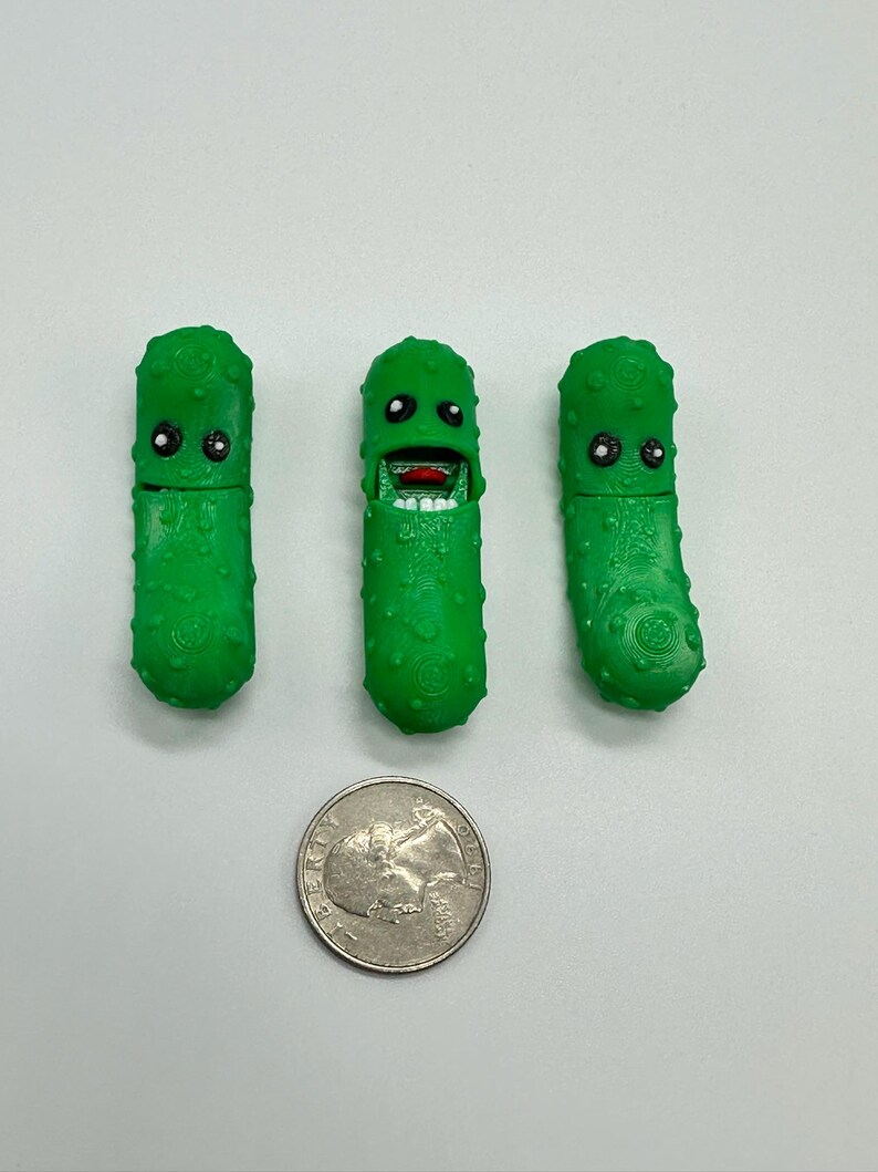 Small Version "you're a Big Dill" Tickle Pickles 3D Printed ...