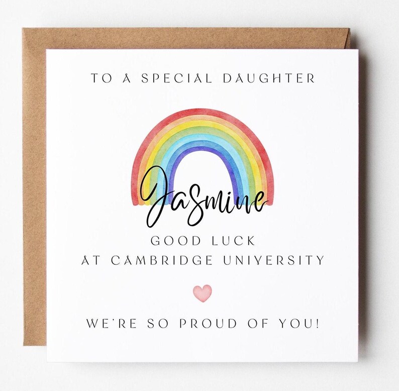 PRINTABLE Good Luck University Card, You're Going to University ...