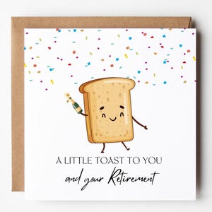 Happy Retirement Card, A Toast to You, Champagne Toast, Joke Funny Pun ...