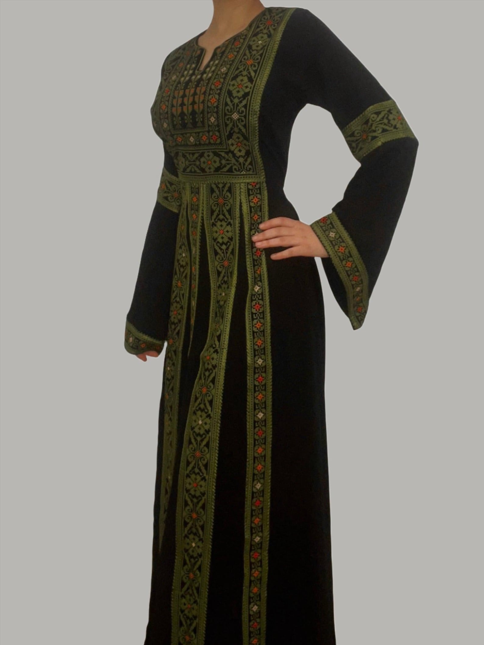 The Traditional Tatreez Embroidered Palestinian Thobe - Etsy