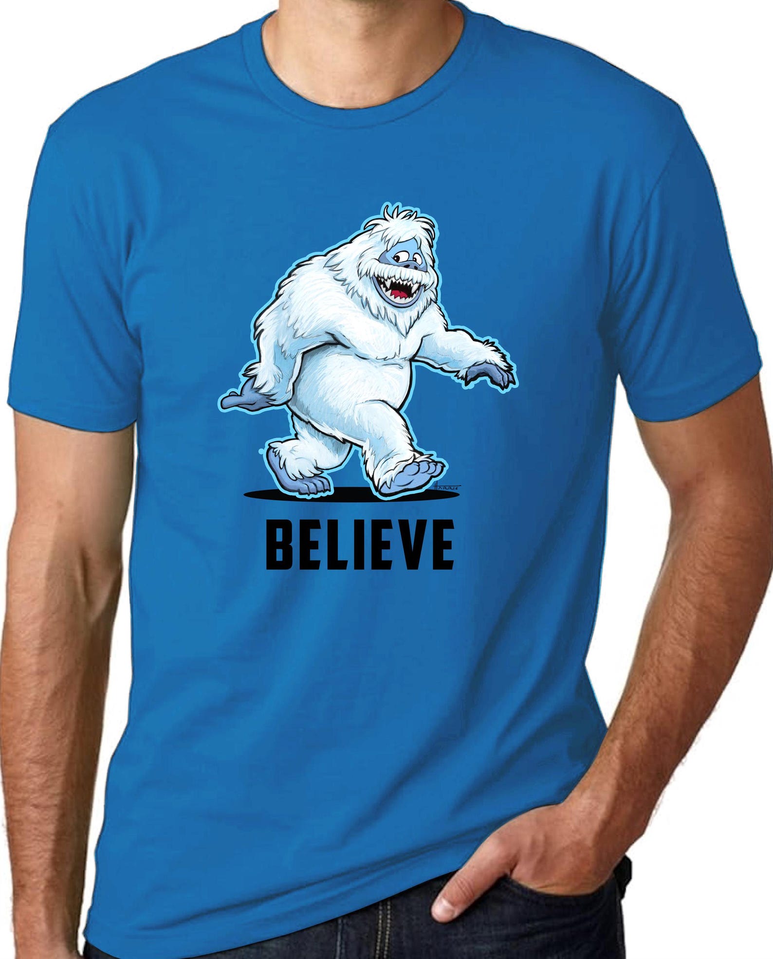 Bumble Abominable Believe Yeti Unisex Cotton Crew Tee - Etsy