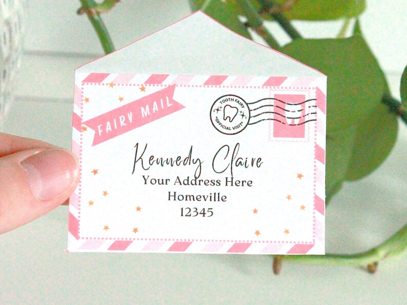 Printable Tooth Fairy Letter, Tooth Fairy Receipt, and Certificate ...