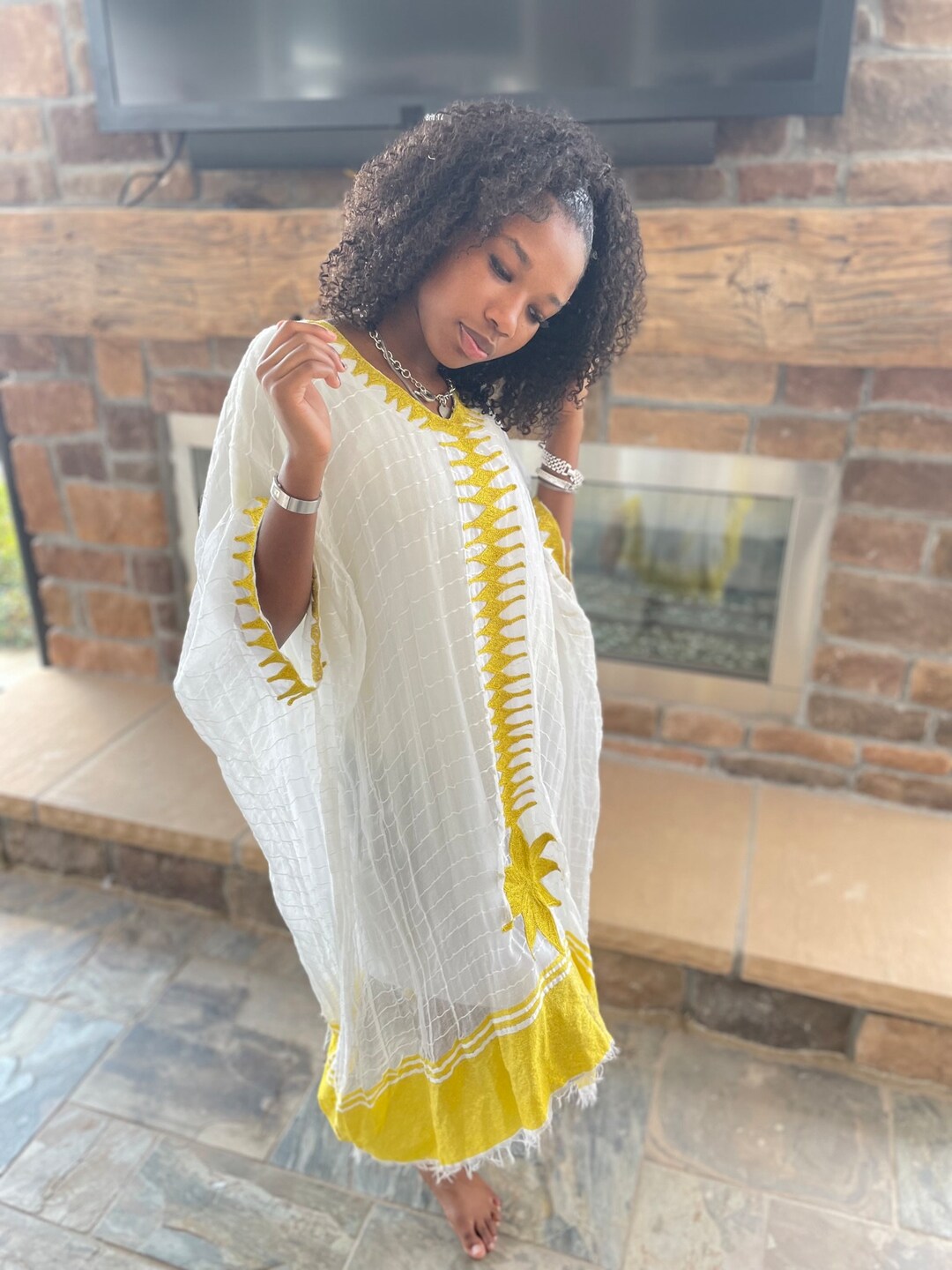 Free Size Summer Dress for Pool Party Simple Festival Dress Modern ...