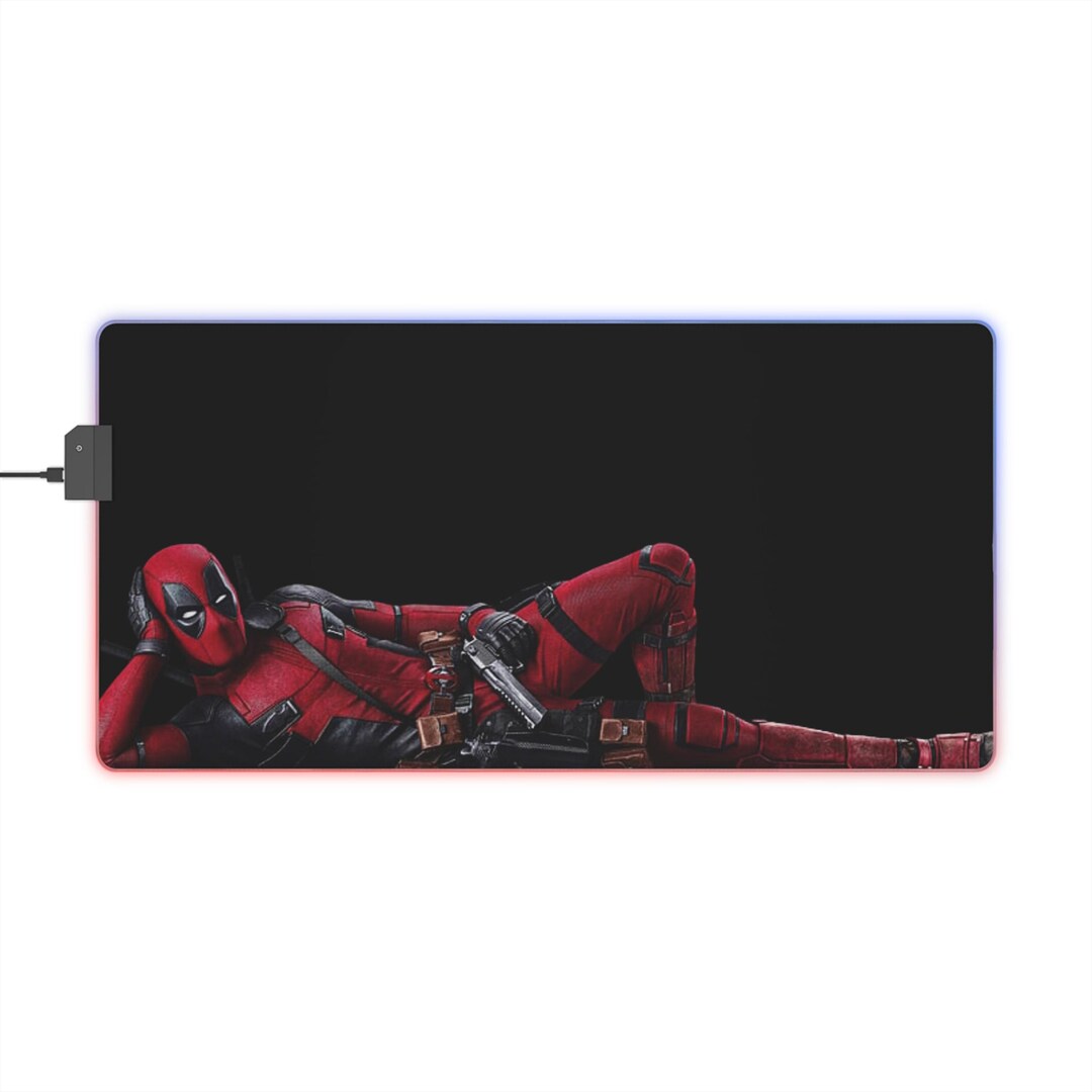 Deadpool LED Gaming Mouse Pad - Etsy