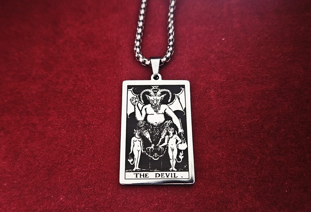 Devil's Portal Lucifer's Tarot Card of Occult Powers Strength, Wealth ...