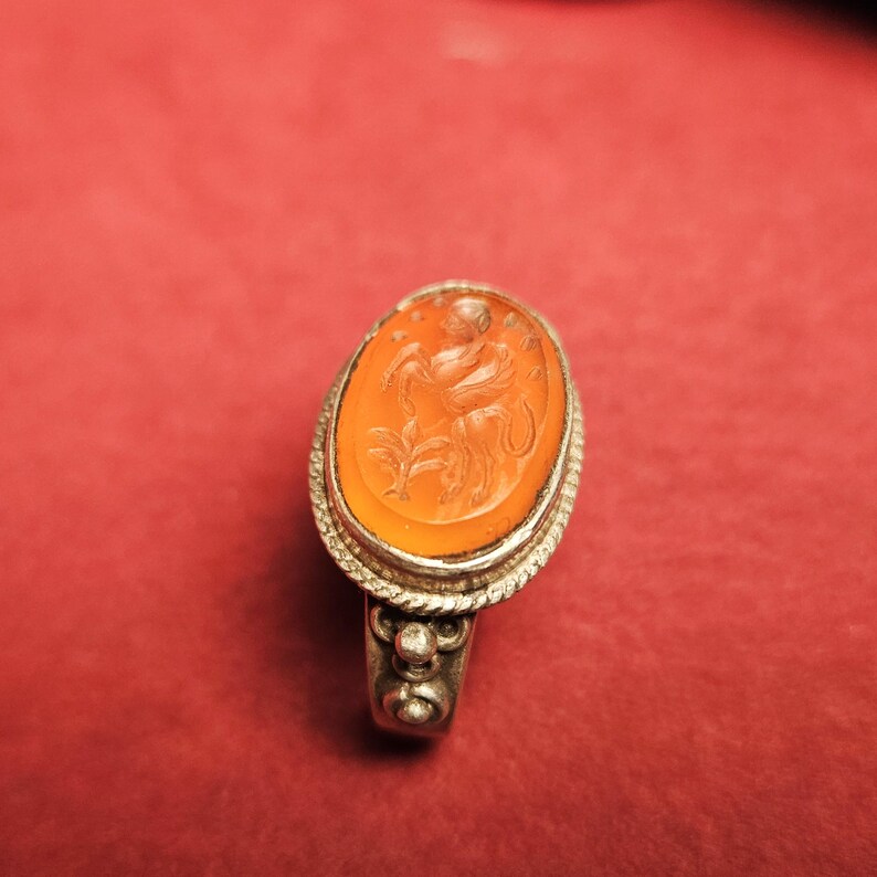 Winged Sphinx Magick Ring: Celestial Chimera Spirit Vessel - Psychic ...